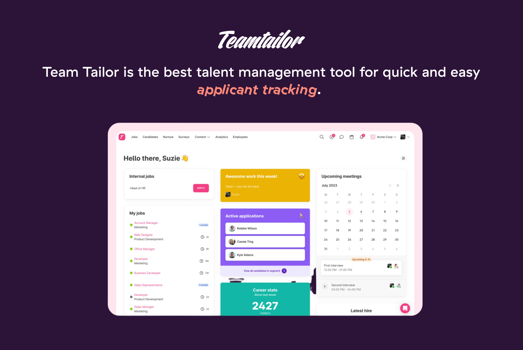 Top 12 Talent Management System Tools for 2024 • Toggl Hire
