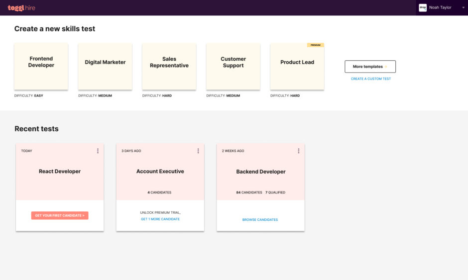 Toggl Hire: Quarter 4, 2020