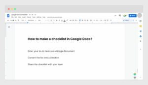 How To Make A Checklist In Google Docs (+Free Templates)
