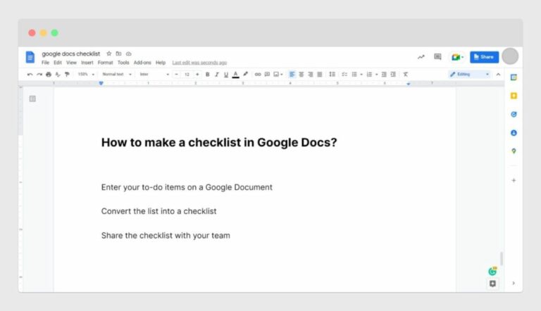 How To Make A Checklist In Google Docs (+Free Templates)