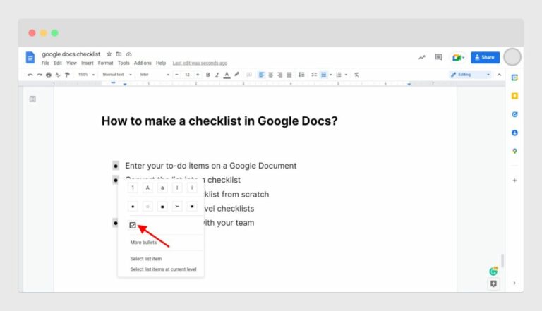 How To Make A Checklist In Google Docs (+Free Templates)