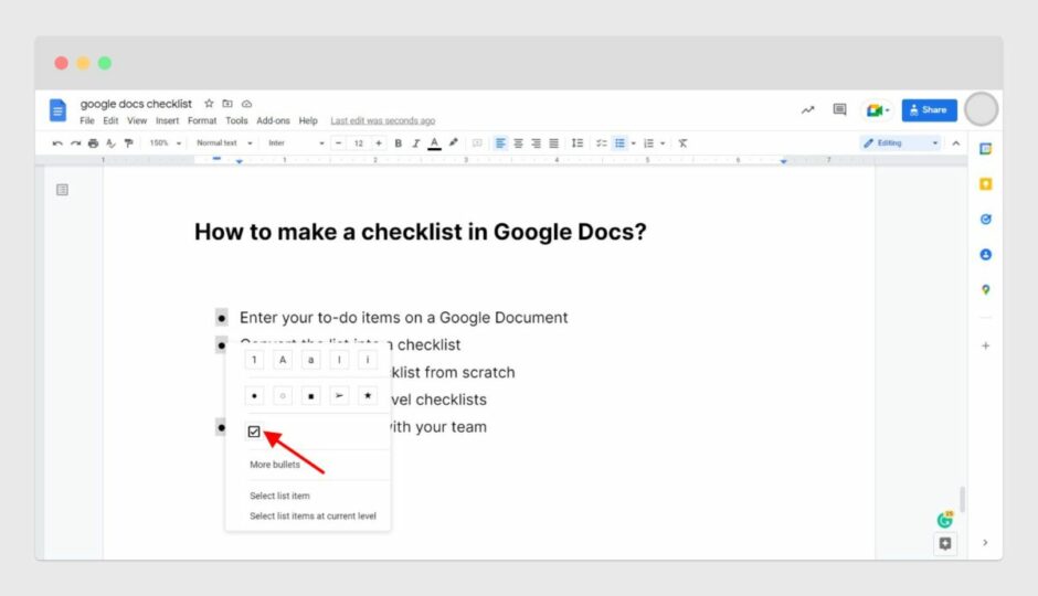 How to Make a Checklist in Google Docs (Free Templates)