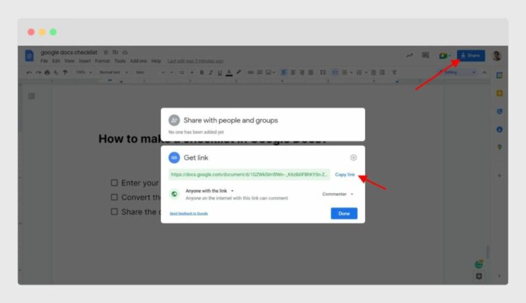 How To Make A Checklist In Google Docs (+Free Templates)