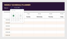 How To Make A Schedule In Google Sheets (With Free Templates)