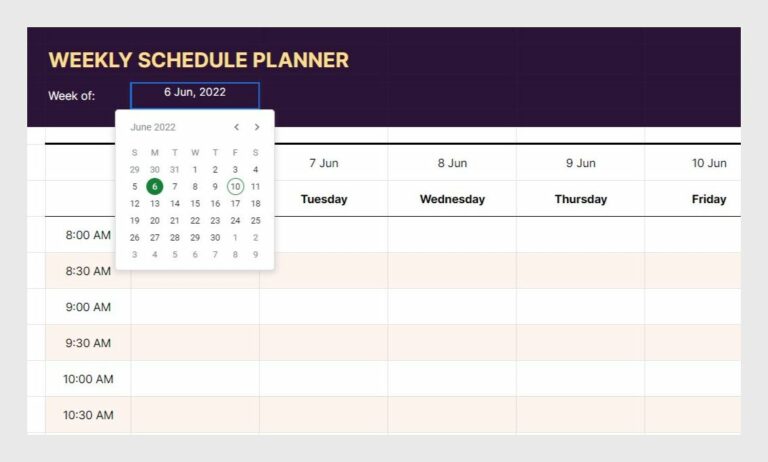 How To Make A Schedule In Google Sheets (With Free Templates)