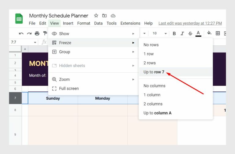 How To Make A Schedule In Google Sheets (With Free Templates)