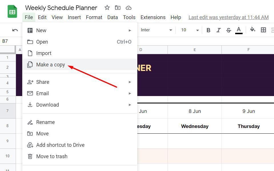 How To Make A Schedule In Google Sheets With Free Templates 