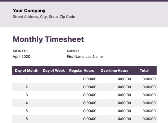 How To Track Time In Excel & Google Sheets (+Free Templates)