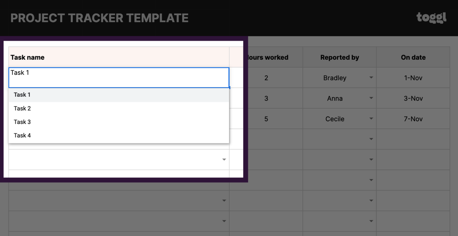 Free Project Time Tracking Template: Excel & Google Sheets