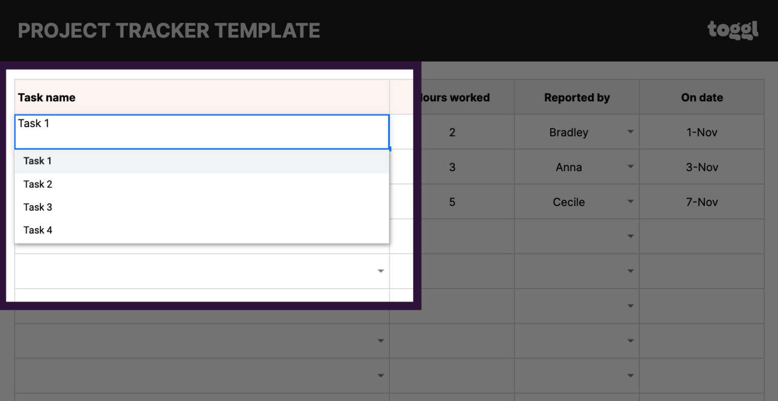 Free Project Time Tracking Template: Excel & Google Sheets