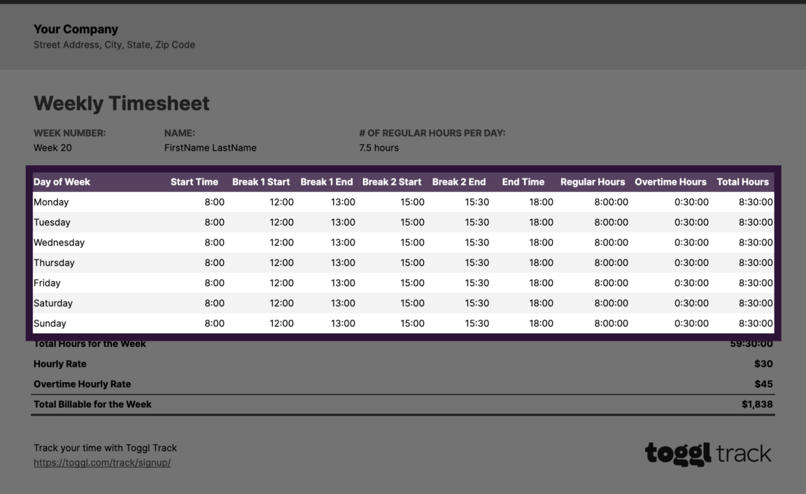 How To Create A Timesheet In Excel: Step-by-Step Guide