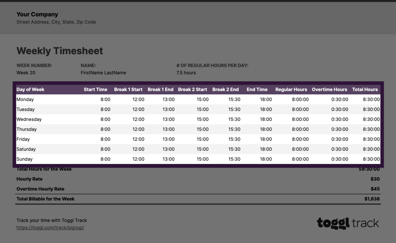 How To Create A Timesheet In Excel: Step-by-Step Guide