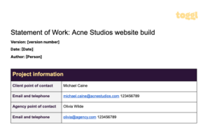What is a Statement of Work (SOW)? Definition & Examples