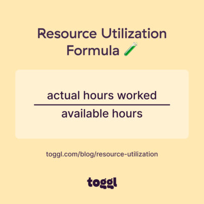 Optimal Resource Utilization: Formulas, Metrics, Best Practices