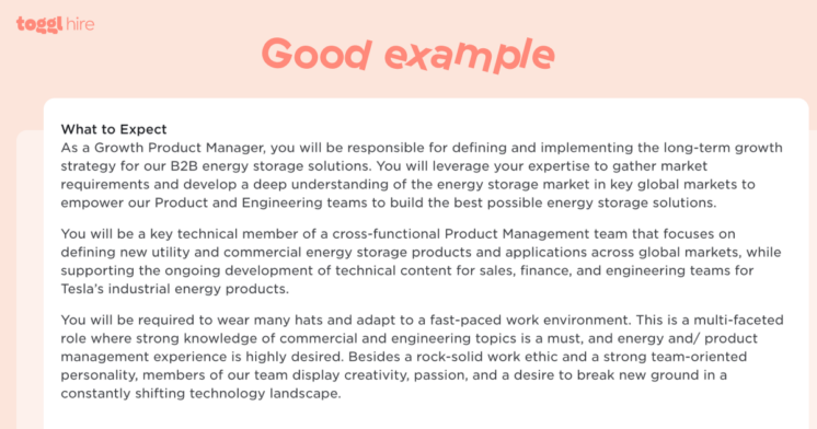 How to Write a Good Job Description + 15 Examples for Inspiration ...