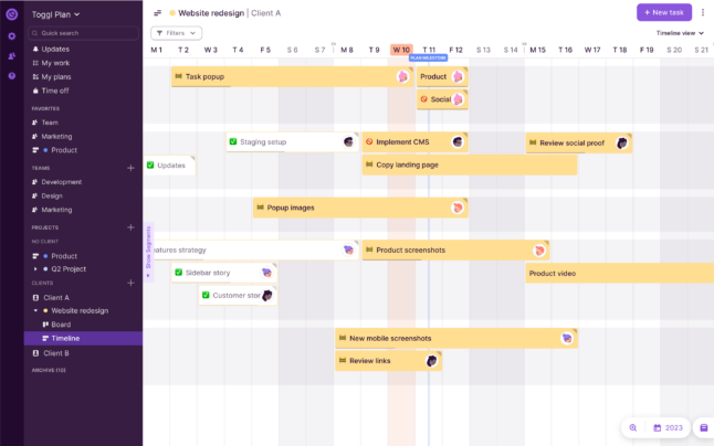 10 Top Project Timeline Management Tools for 2023