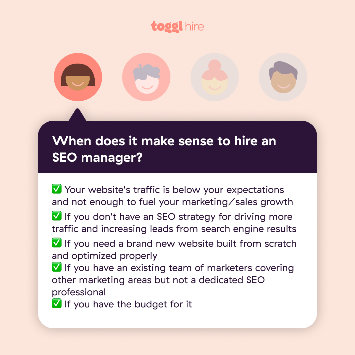7 Tips for Hiring a (Great) SEO Manager • Toggl Hire