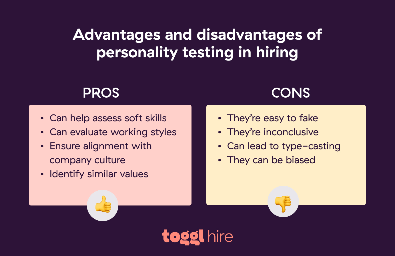 How to Use Personality Tests for Hiring (The Right Way) • Toggl Hire