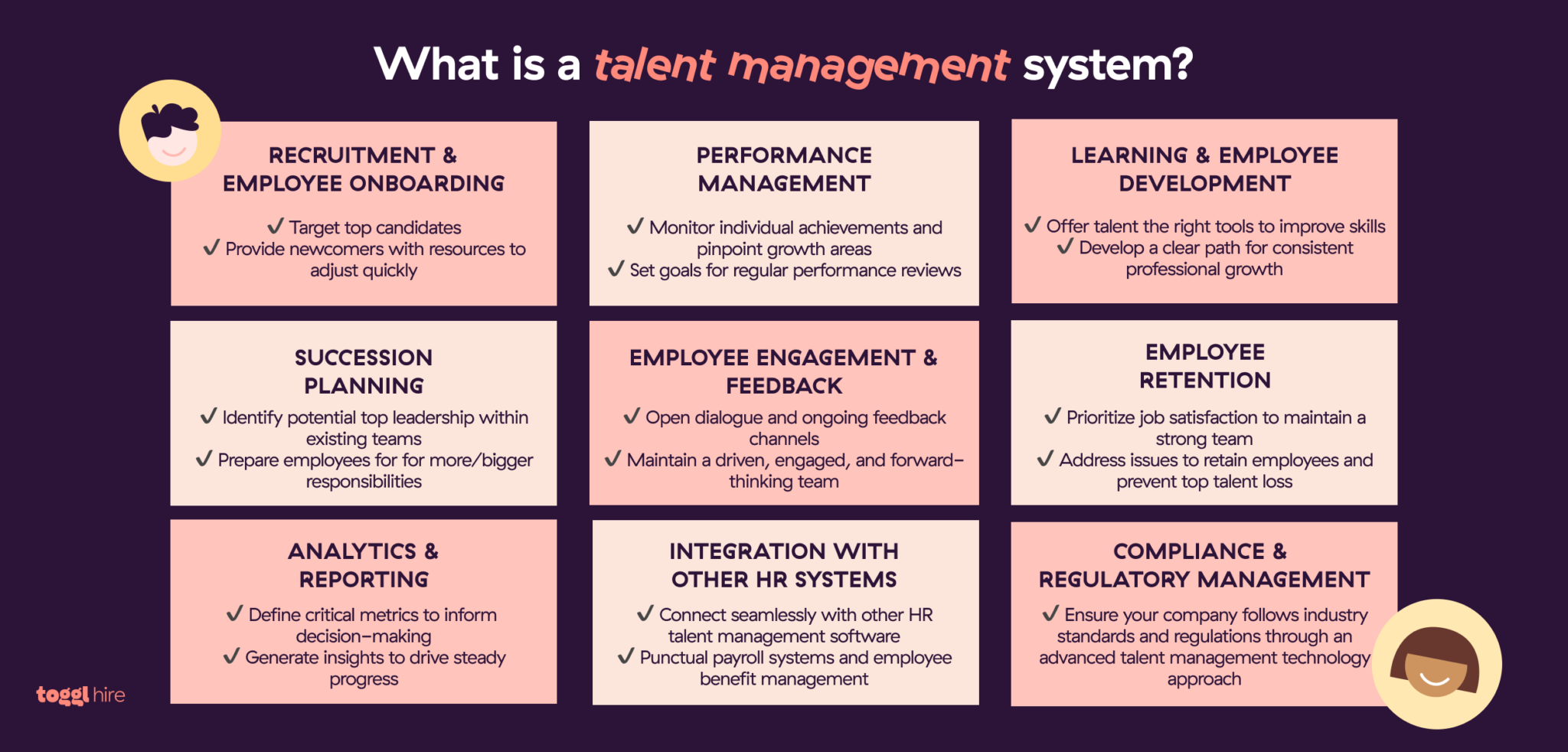 Top 12 Talent Management System Tools for 2024 • Toggl Hire