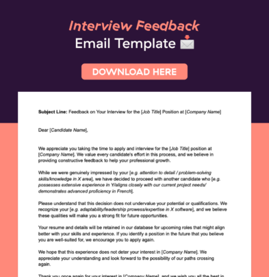 How to Give Great Interview Feedback: 15 Examples • Toggl Hire