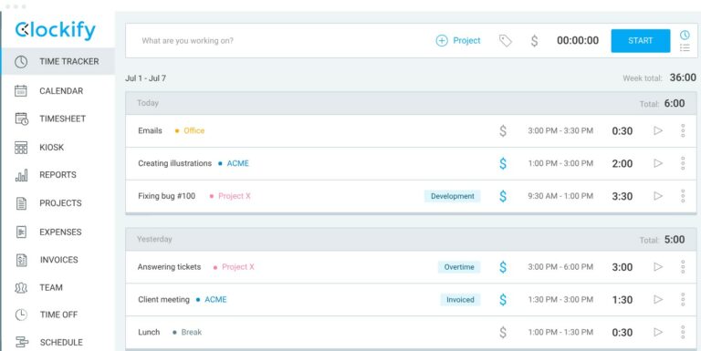 10 Best Time Clock Apps For Employees [2024]