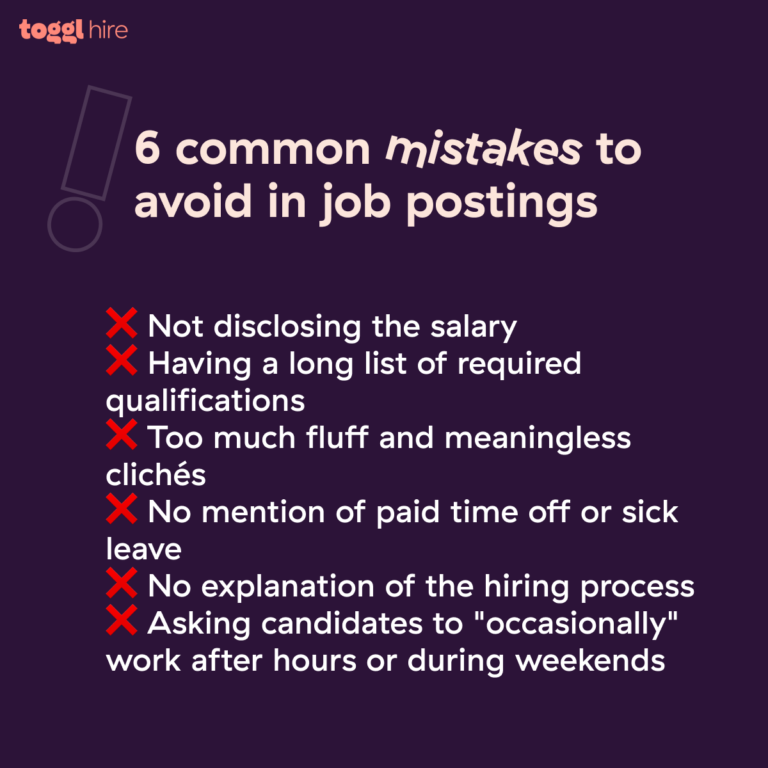 How to Make a Job Ad That Attracts Candidates (+ Examples) • Toggl Hire