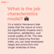 Job Characteristics Model: A Complete Guide (2025) • Toggl Hire