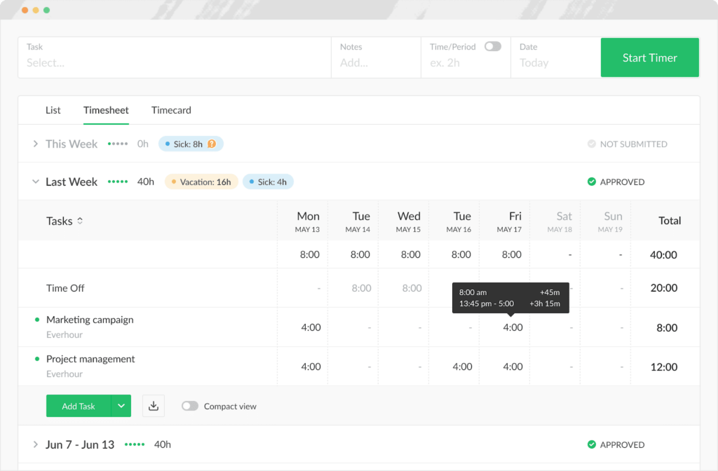 10 Best Time Tracking Software for Architects [2024]