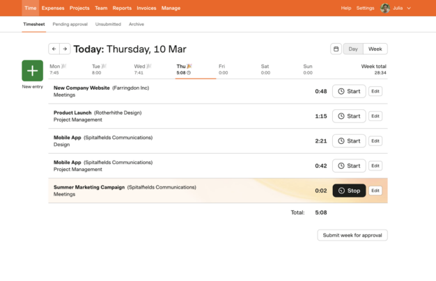 10 Best Time Tracking Software for Architects [2024]
