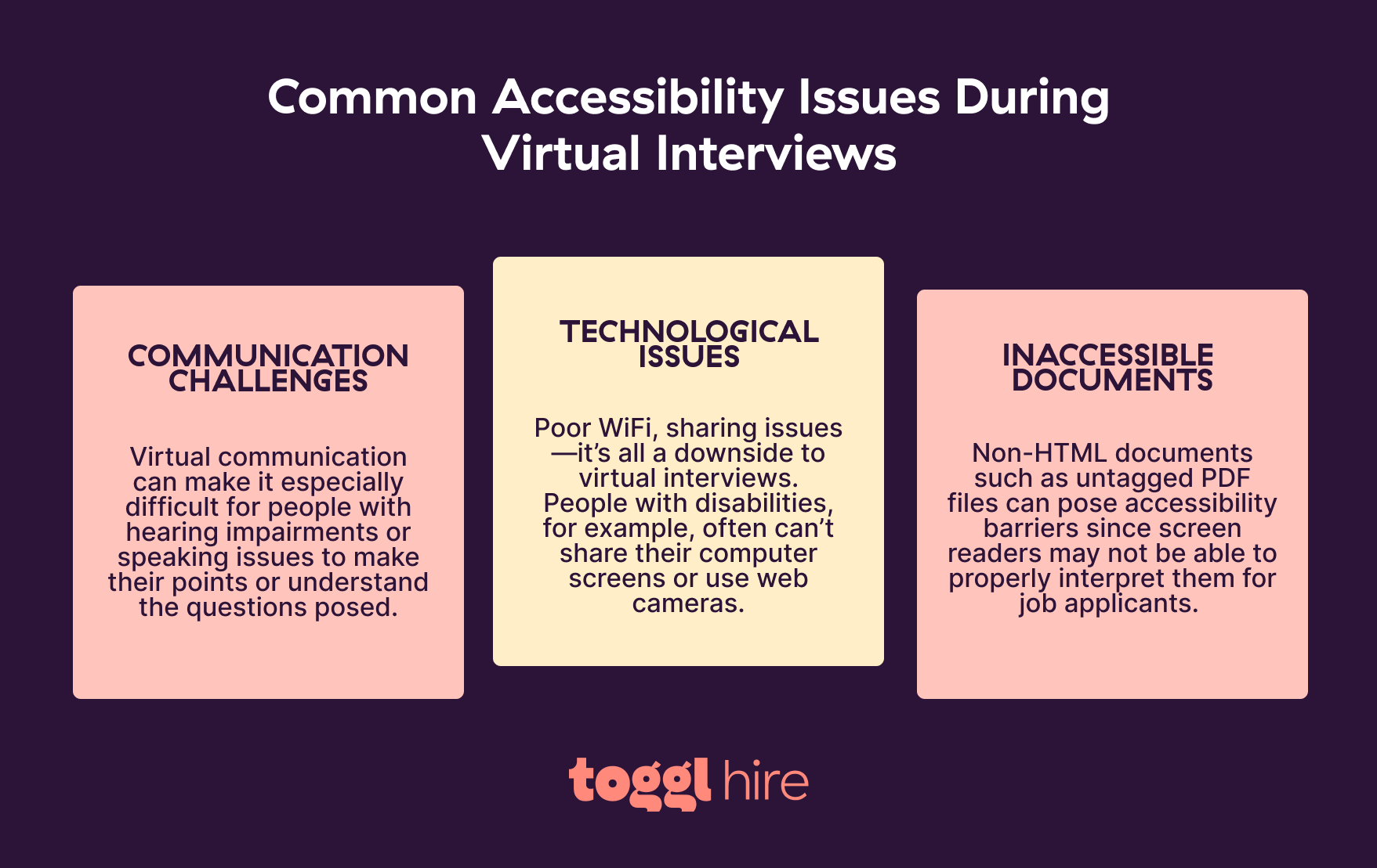 The Importance of Digital Accessibility in Virtual Interviews • Toggl Hire