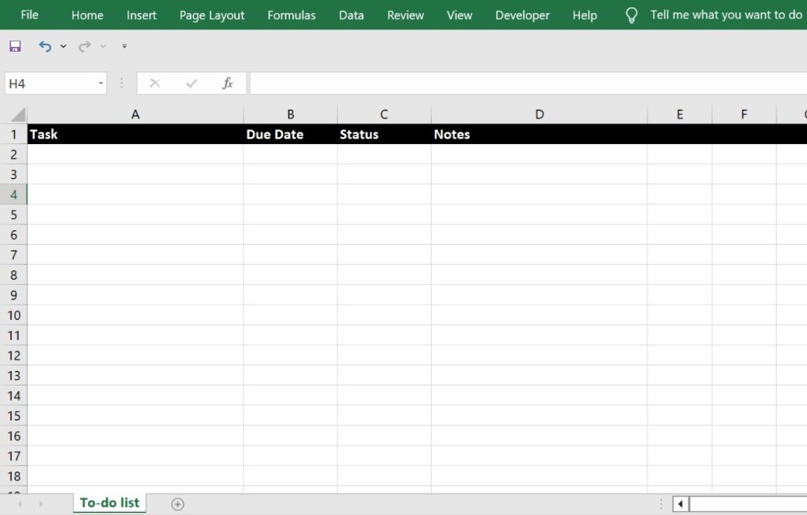 How To Make A Checklist In Excel In 5 Easy Steps