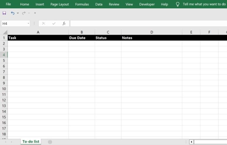 How To Make A Checklist In Excel In 5 Easy Steps