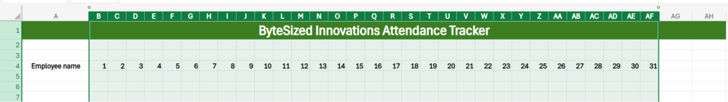 How to Make an Attendance Sheet in Excel: Step-by-Step Guide