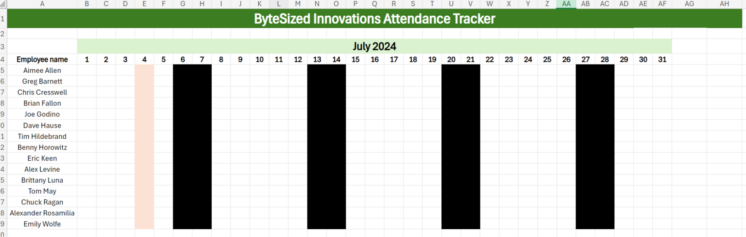 How to Make an Attendance Sheet in Excel: Step-by-Step Guide