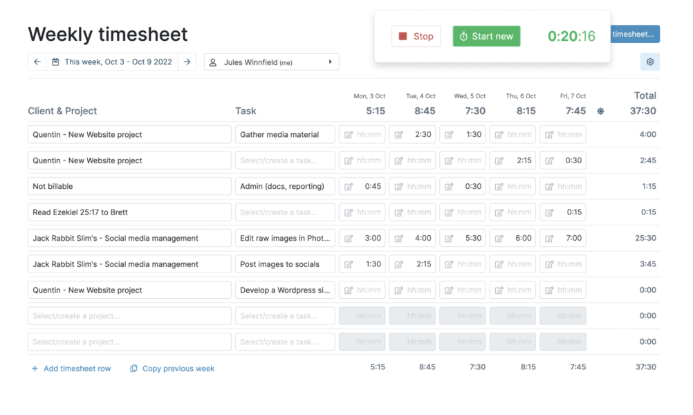 11 Best Time Tracking Apps For Freelancers (2026)