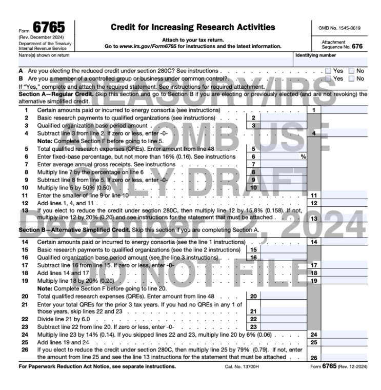 IRS Form 6765: What's Changed & How to Get Your Tax Credit